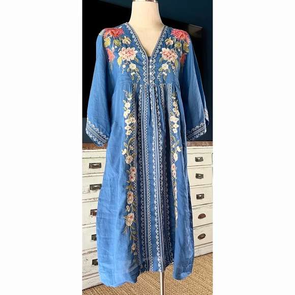 Johnny Was | Dresses | Johnny Was Nalina Kimono Dress S | Poshmark